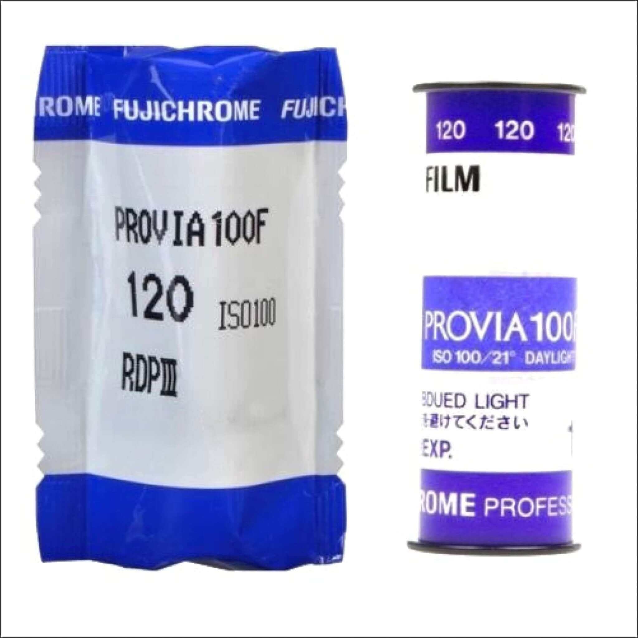 Fujifilm Fujichrome Provia 100f Color E6 120 Expresión Única 01/2027
